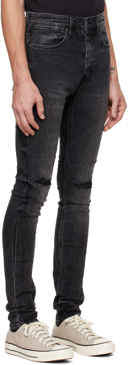 Ksubi Black Van Winkle Sonic Trashed Jeans Ksubi