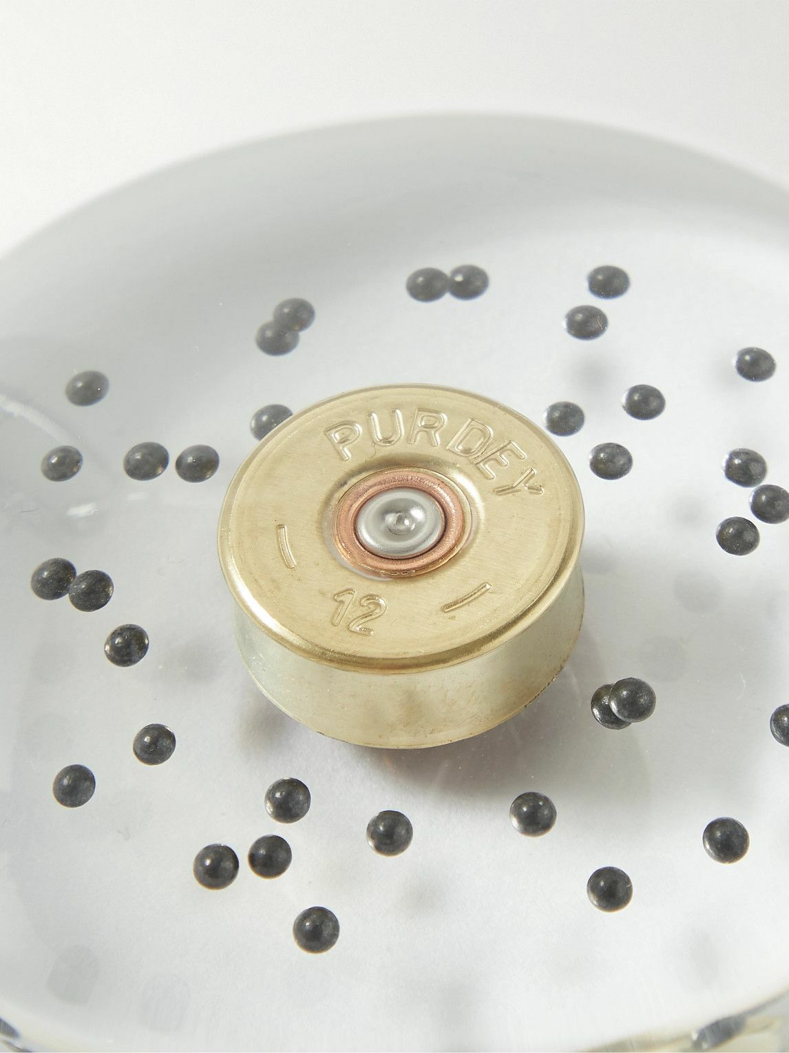 Purdey - Exploding Cap Perspex Paperweight Purdey