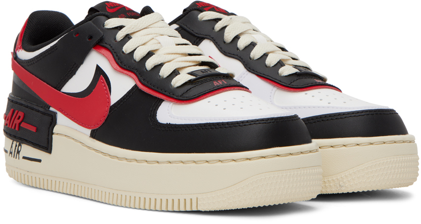 Nike Black & Red Air Force 1 Shadow Sneakers Nike