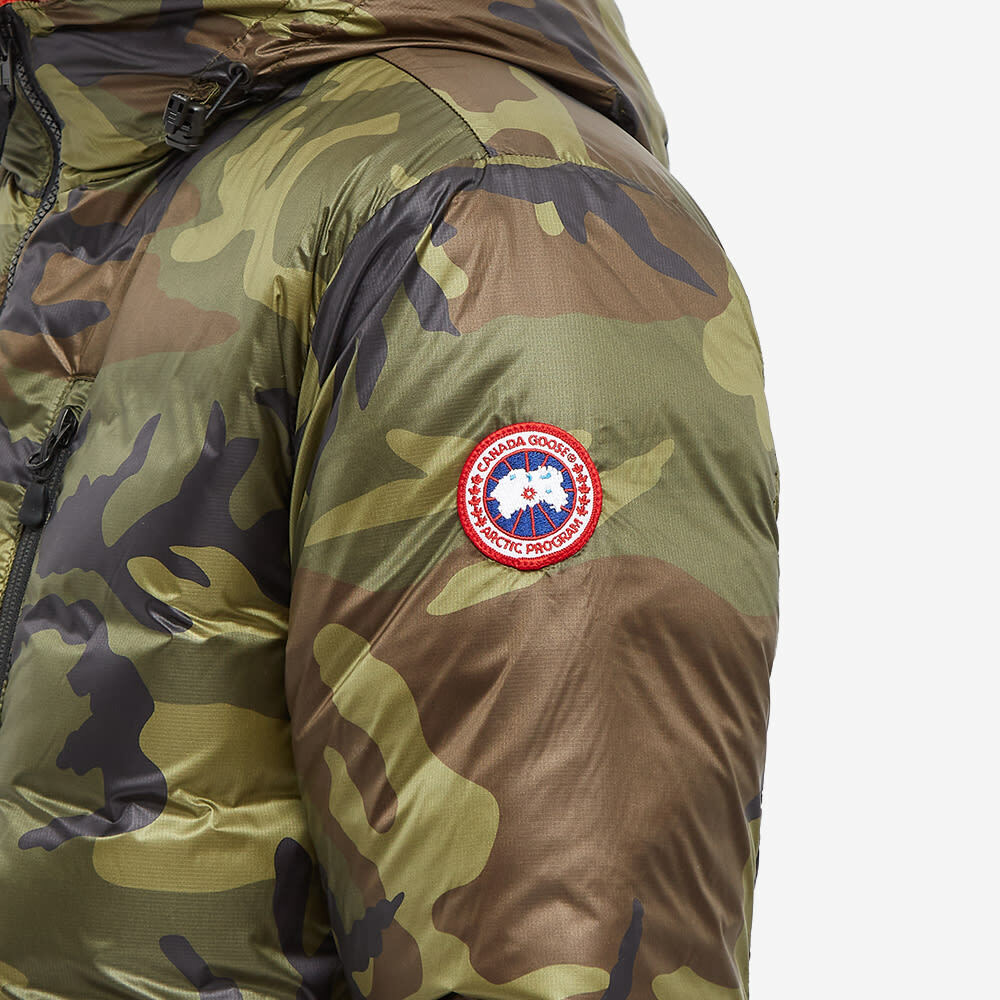 Canada Goose Men's Lodge Hooded Jacket in Classic Camo/Orange Canada Goose
