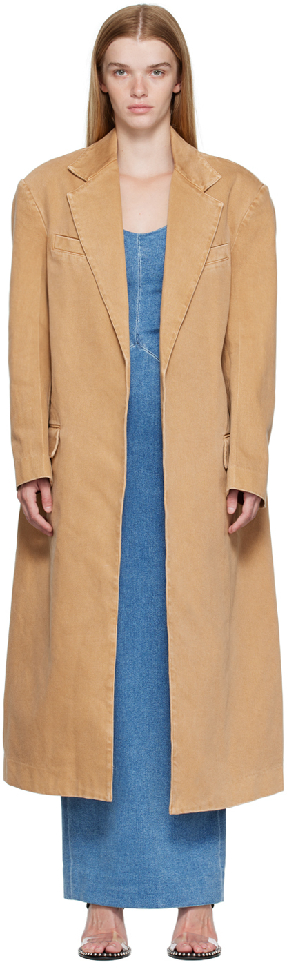 Alexander Wang Tan Tailored Coat Alexander Wang