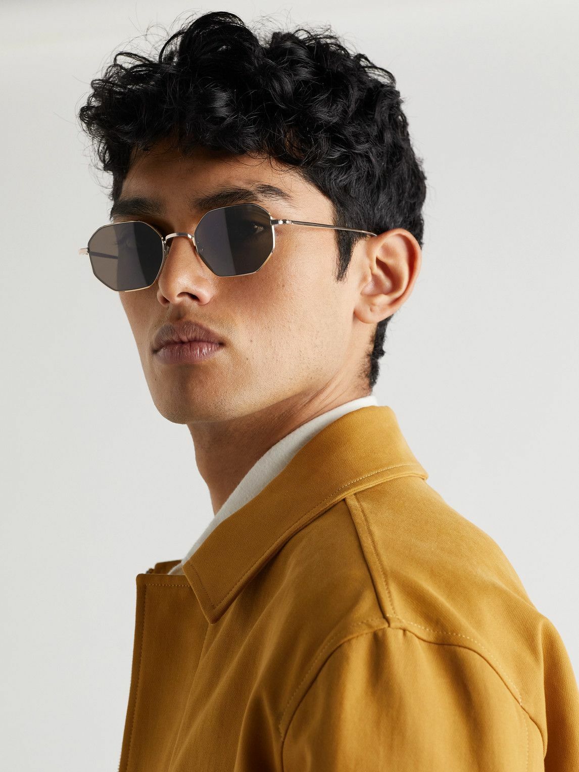 AHLEM - Trocadero Hexagonal-Frame Gold-Tone Sunglasses AHLEM