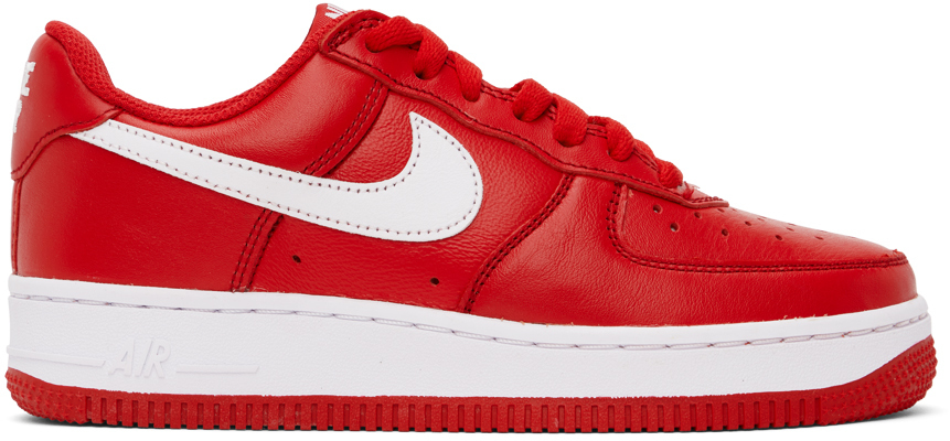 Nike Red Air Force 1 Low Retro Sneakers Nike