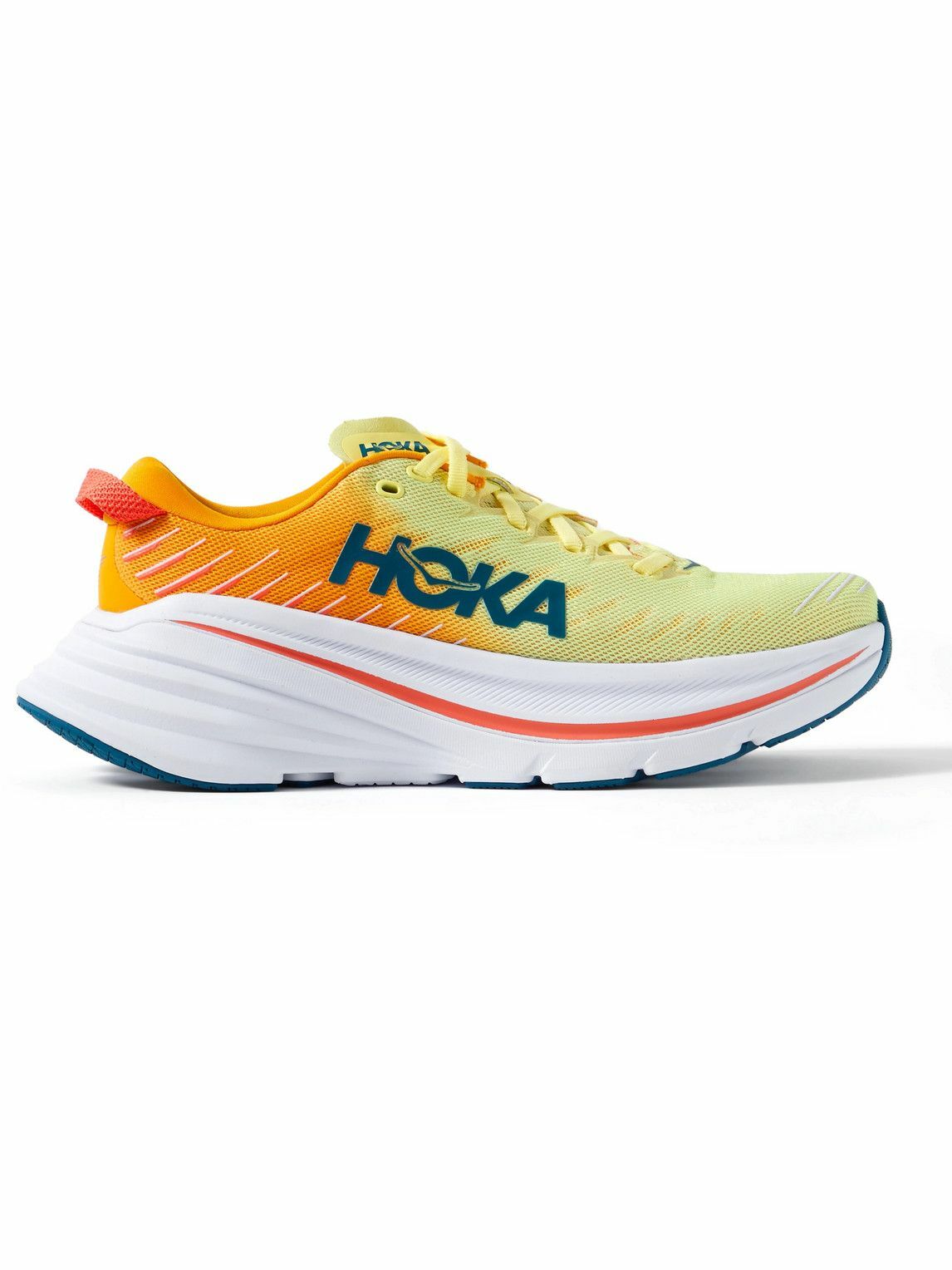 Hoka One One - Bondi X Mesh Running Sneakers - Orange Hoka One One