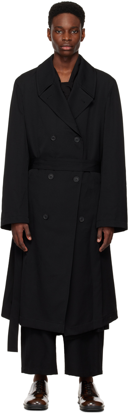 Yohji Yamamoto Black Regulation Coat Yohji Yamamoto