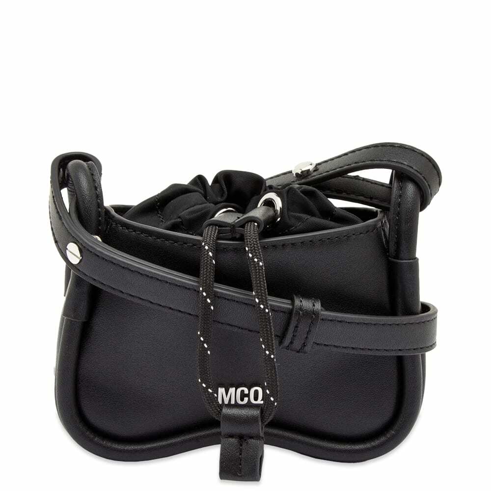 MCQ Women's BPM Mini Cross Body Bag in Darkest Black McQ Alexander McQueen