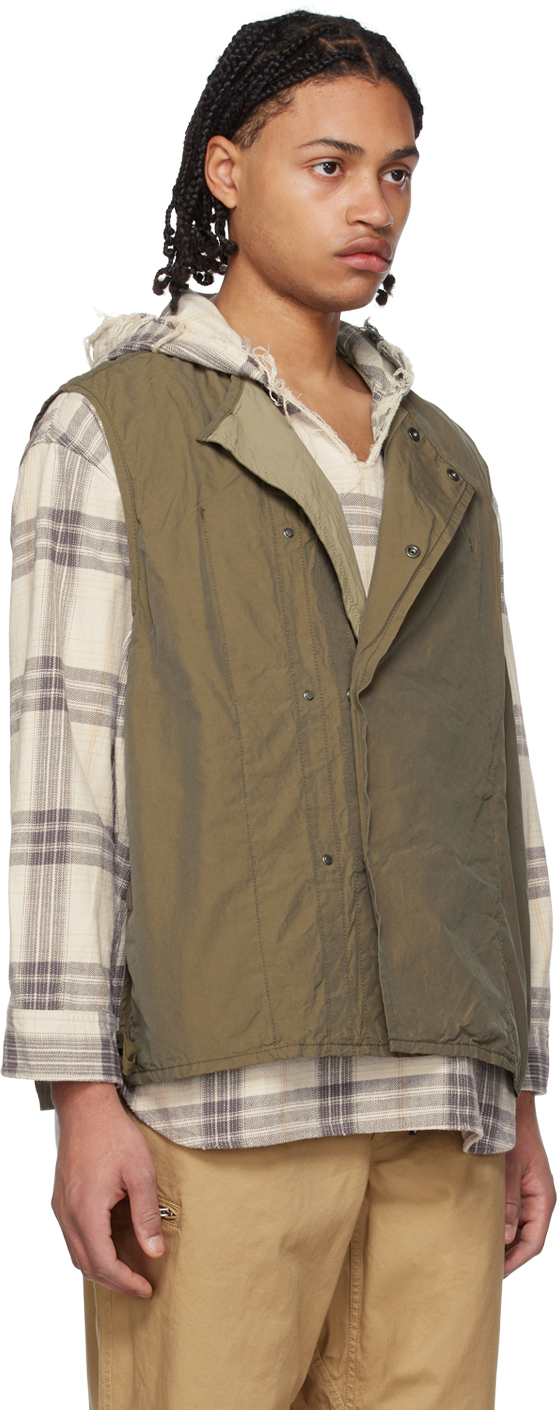 Pilgrim Surf + Supply Khaki Raff Reversible Vest Pilgrim Surf + Supply