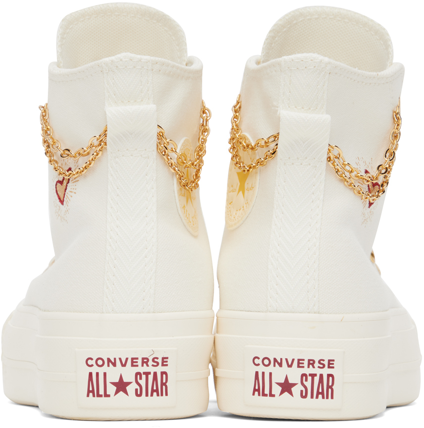 Converse Off-White Chuck Taylor All Star Gold Chain Sneakers Converse