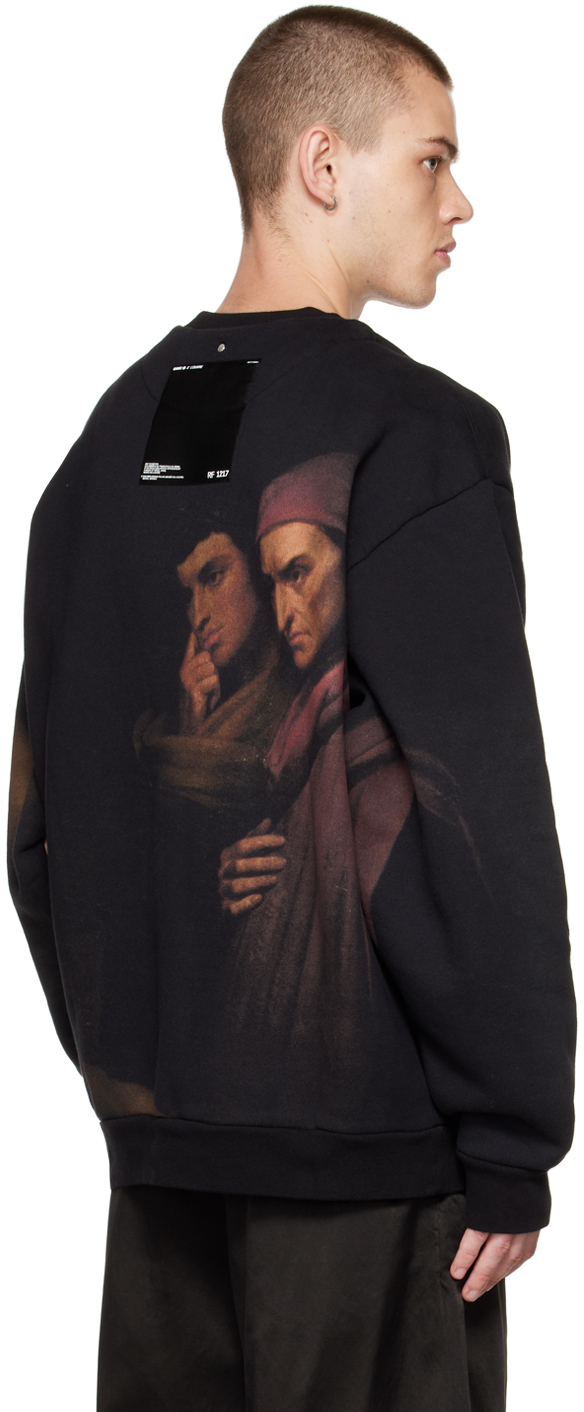 OAMC Black Graphic Sweatshirt OAMC