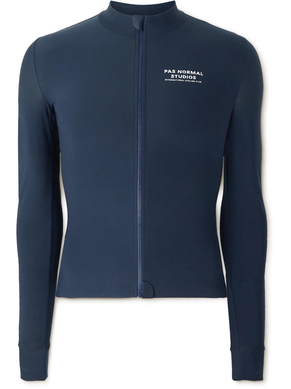 Pas Normal Studios - Mechanism Logo-Print Cycling Jersey - Blue Pas ...