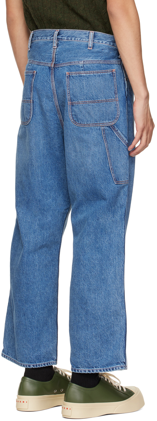 BEAMS PLUS Blue Painter Jeans Beams Plus