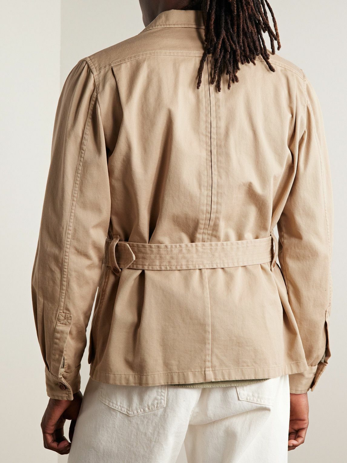 Polo Ralph Lauren - Belted Cotton-Twill Jacket - Neutrals Polo Ralph Lauren