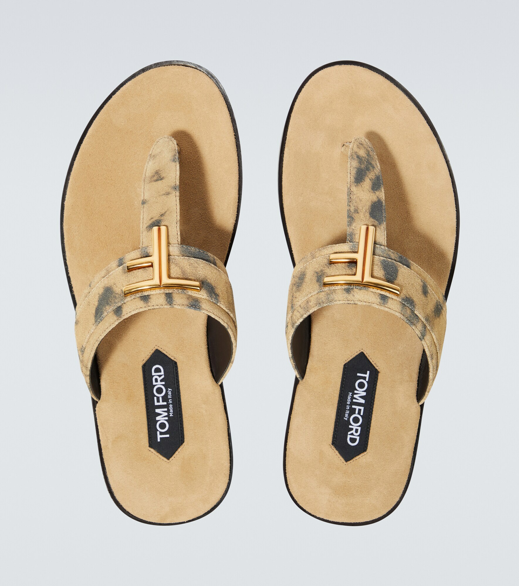 Tom Ford - Brighton leather slides TOM FORD