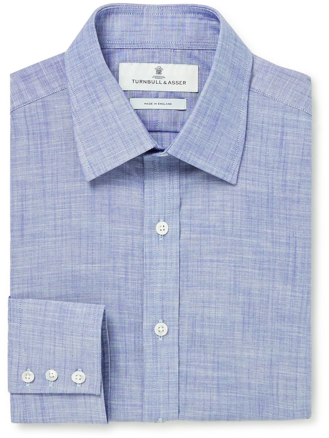 Turnbull & Asser - Mayfair Cotton Shirt - Blue Turnbull & Asser