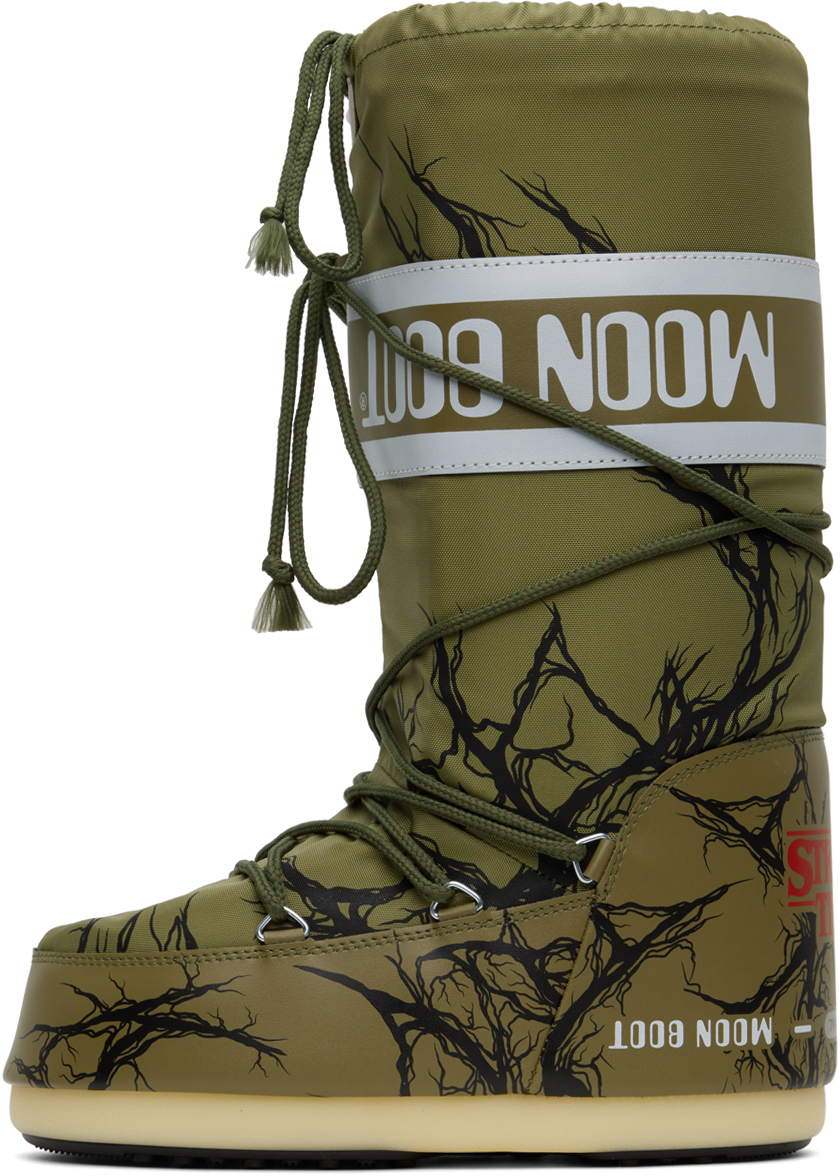 Moon Boot Khaki Stranger Things Edition Icon Boot Moon Boot Moon Boot Khaki Stranger Things Edition Icon Boot Moon Boot