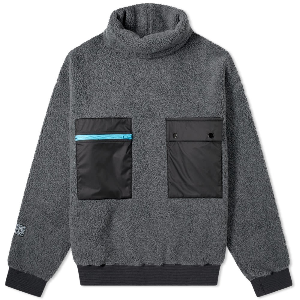 FLAGSTUFF Roll Neck Fleece Jacket Flagstuff