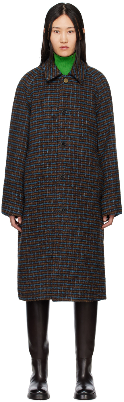 Andersson Bell Blue Check Coat Andersson Bell