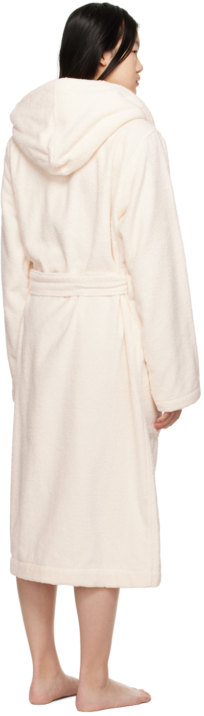 Tekla Beige Oversized Hooded Bathrobe Tekla Fabrics