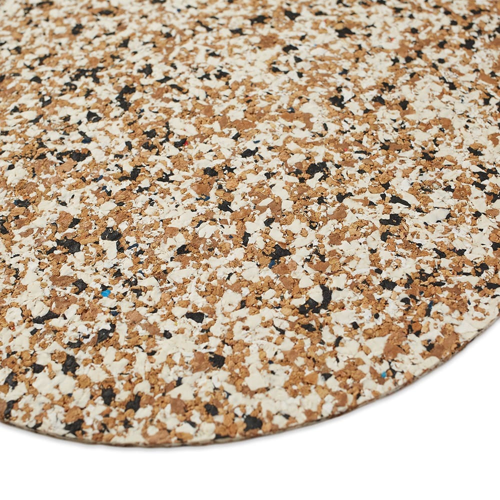 Yod and Co Speckled Cork Round Place Mat in Black Yod and Co