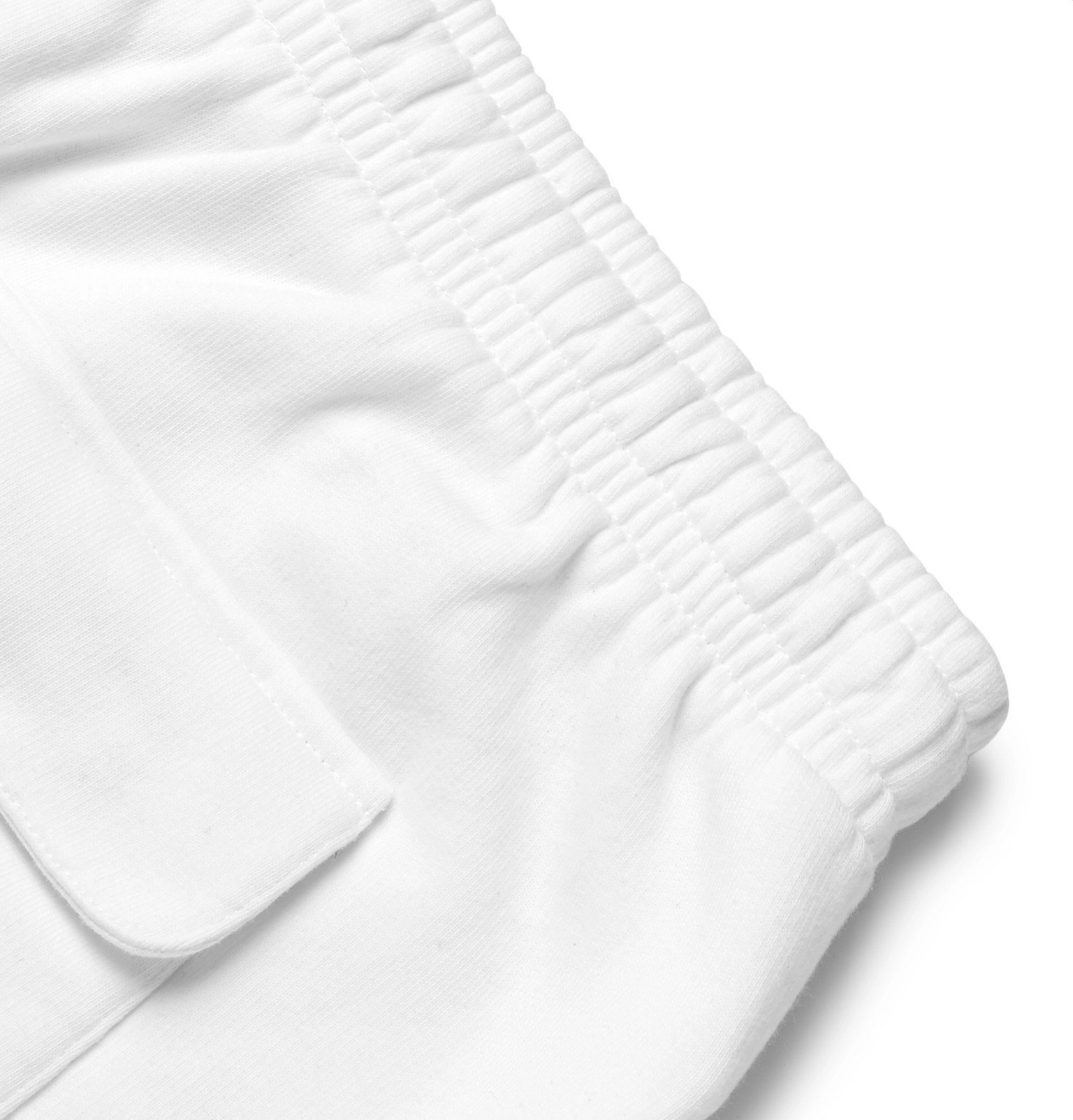 Off-White - Logo-Print Loopback Cotton-Jersey Sweatpants - White Off-White