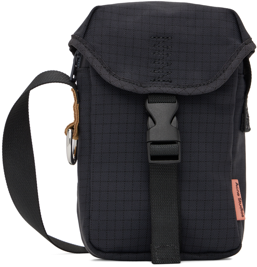 Acne Studios Black Phone Pouch Bag Acne Studios