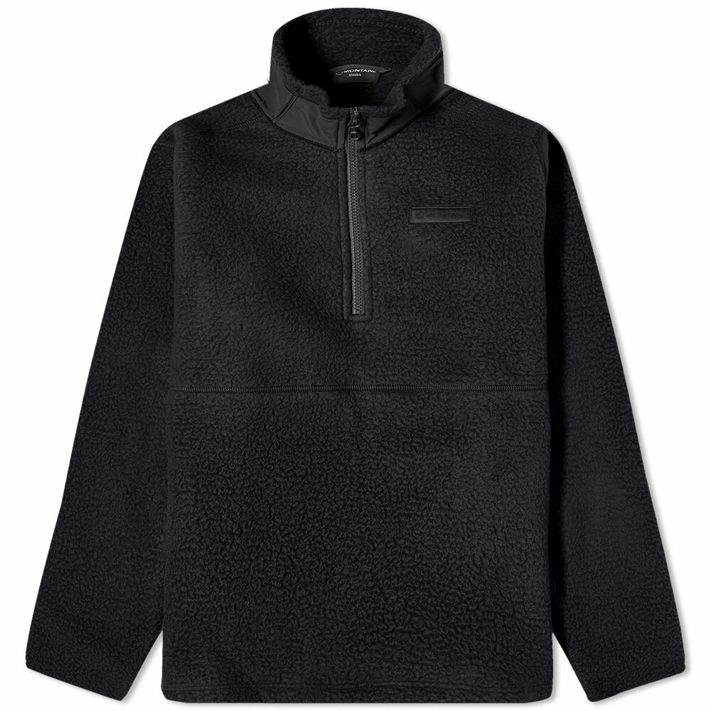 Montane Men's Chonos Fleece Smock in Black Montane