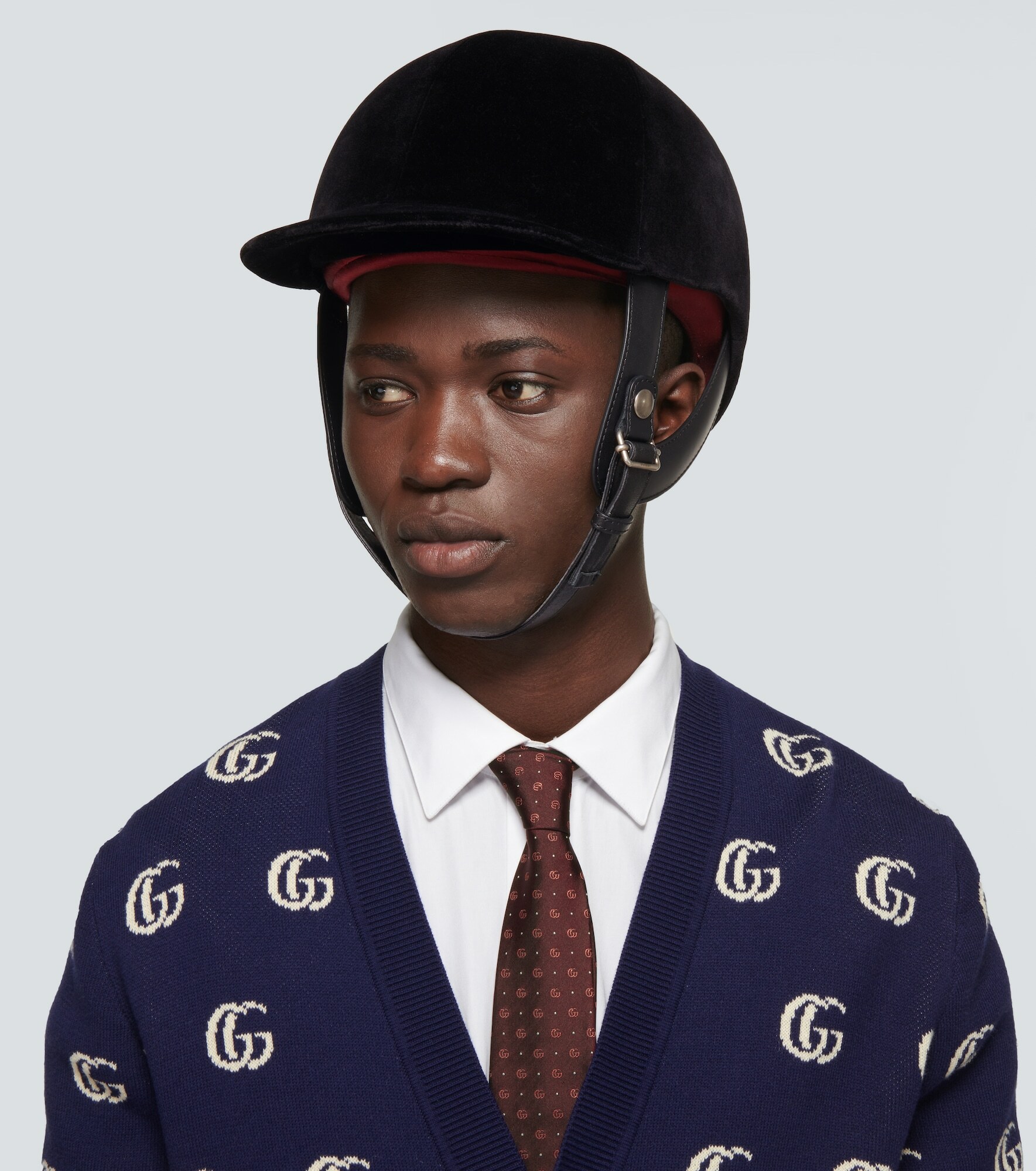Gucci - Velvet helmet Gucci