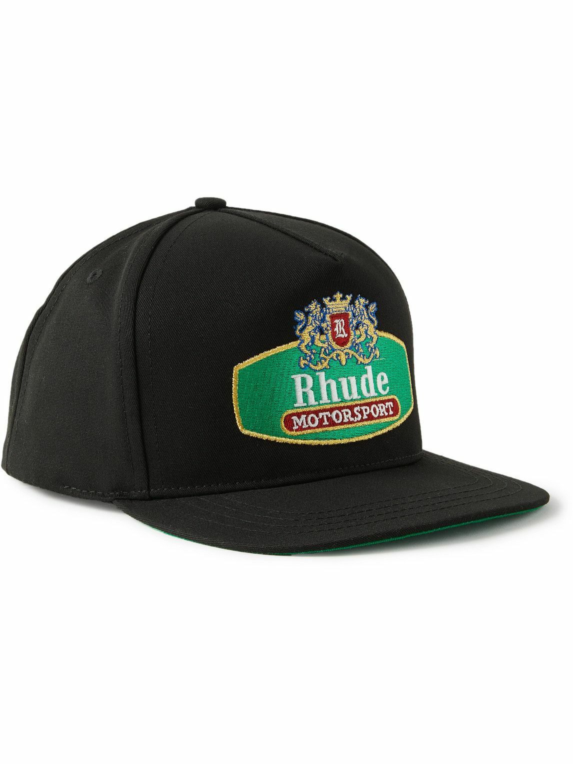 Rhude - Racing Crest Logo-Embroidered Twill Trucker Cap Rhude