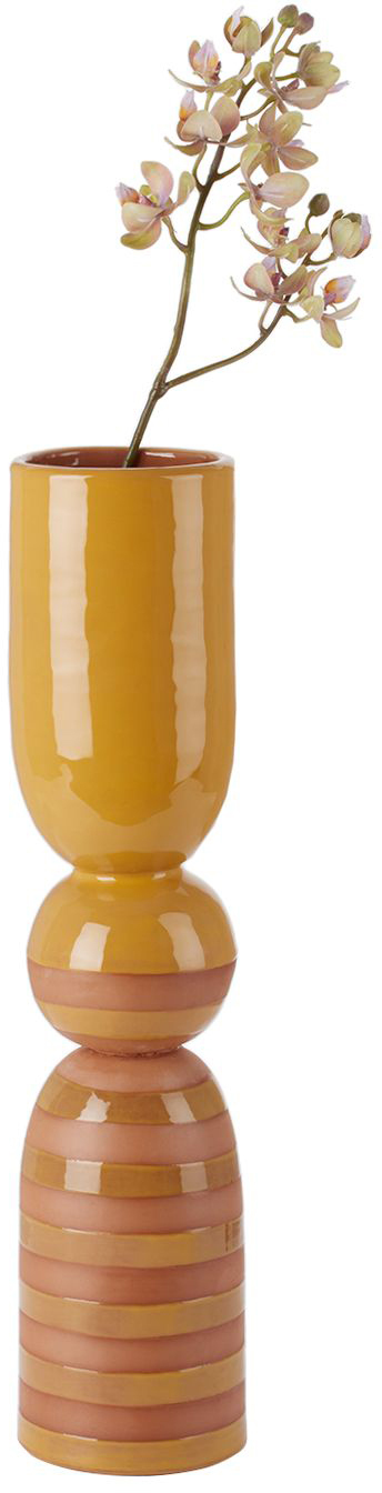 Tina Vaia Yellow Sanita Double Vase