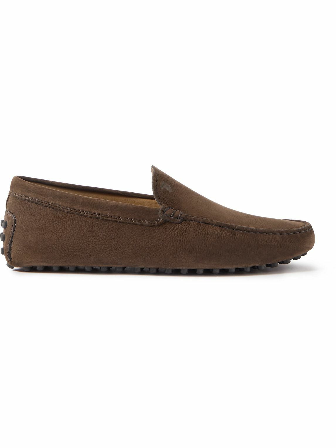 Tod's - Pantofola Gommino Nubuck Driving Shoes - Brown Tod's