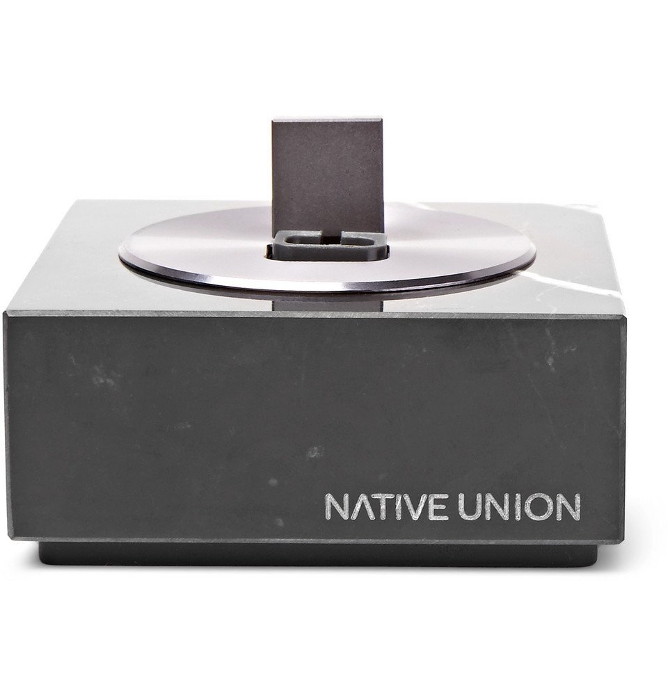 Native Union - DOCK Lightning Marble Dock - Men - Black Native Union