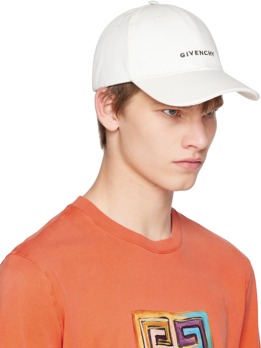 Givenchy White '4G' Cap Givenchy