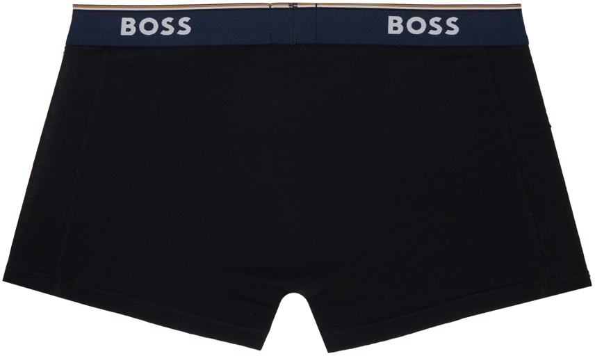 BOSS Three-Pack Black Boxer Briefs BOSS