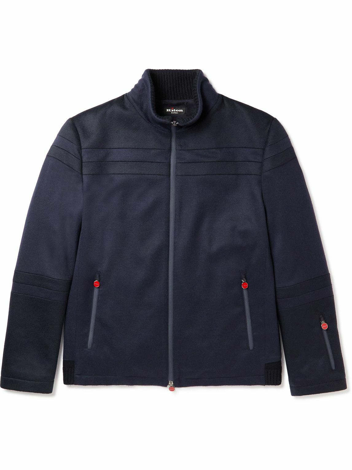 Kiton - Cashmere Bomber Jacket - Blue Kiton