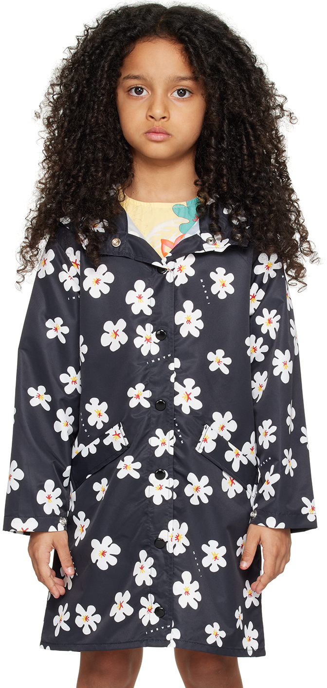Marni Kids Black Daisy Jacket Marni