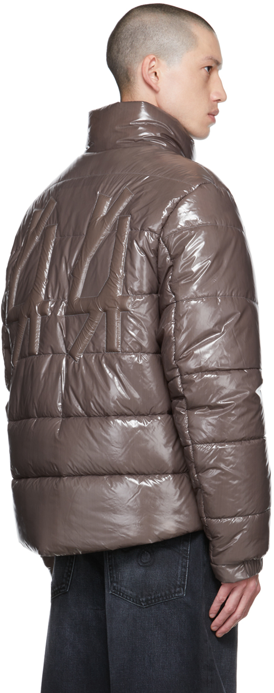 44 Label Group Gray Blow Out Puffer Jacket 44 Label Group