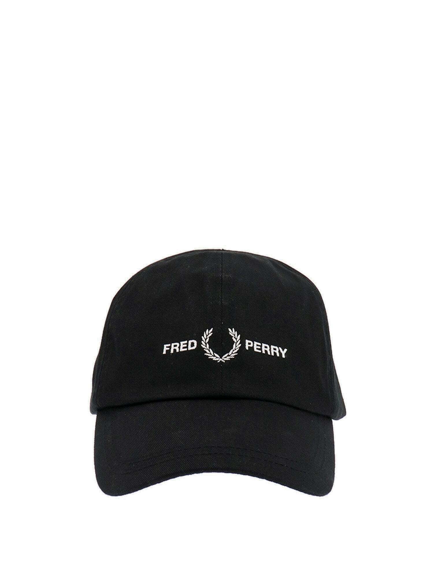 Fred Perry Hat Black Mens Fred Perry