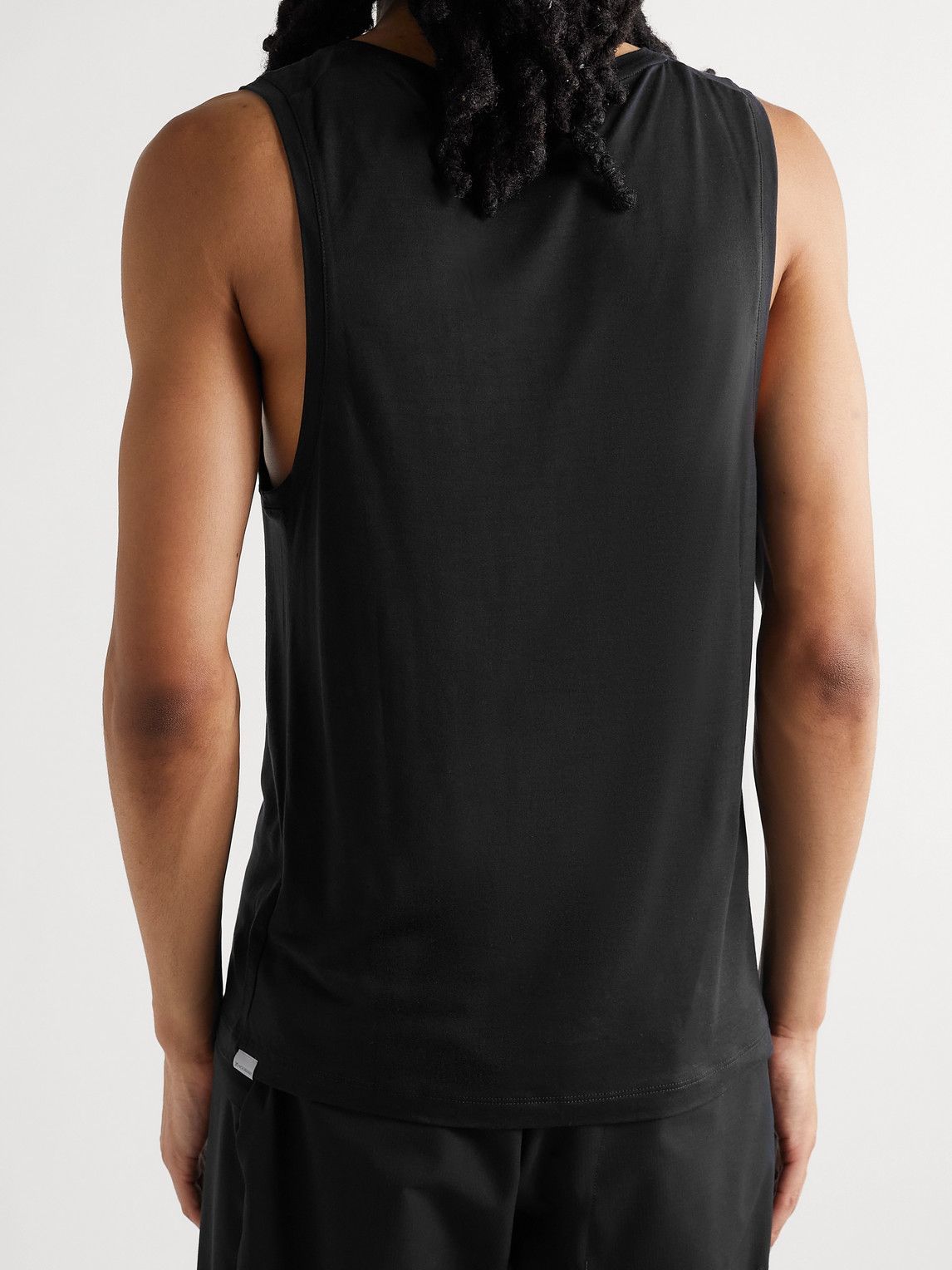 Houdini - Tree Woodland Jersey Tank Top - Black Houdini