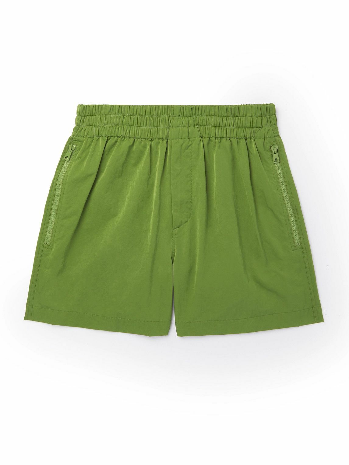 Bottega Veneta - Wide-Leg Tech-Shell Shorts - Green Bottega Veneta