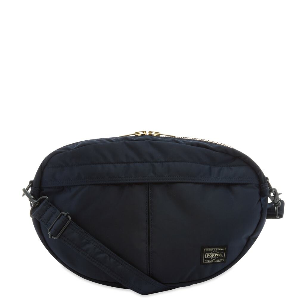 Porter-Yoshida & Co. Tanker Oval Shoulder Bag in Iron Blue Porter ...