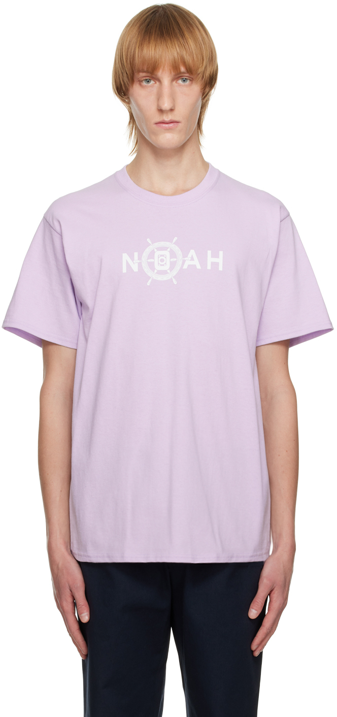 Noah Purple Ship Wheel T-Shirt Noah NYC
