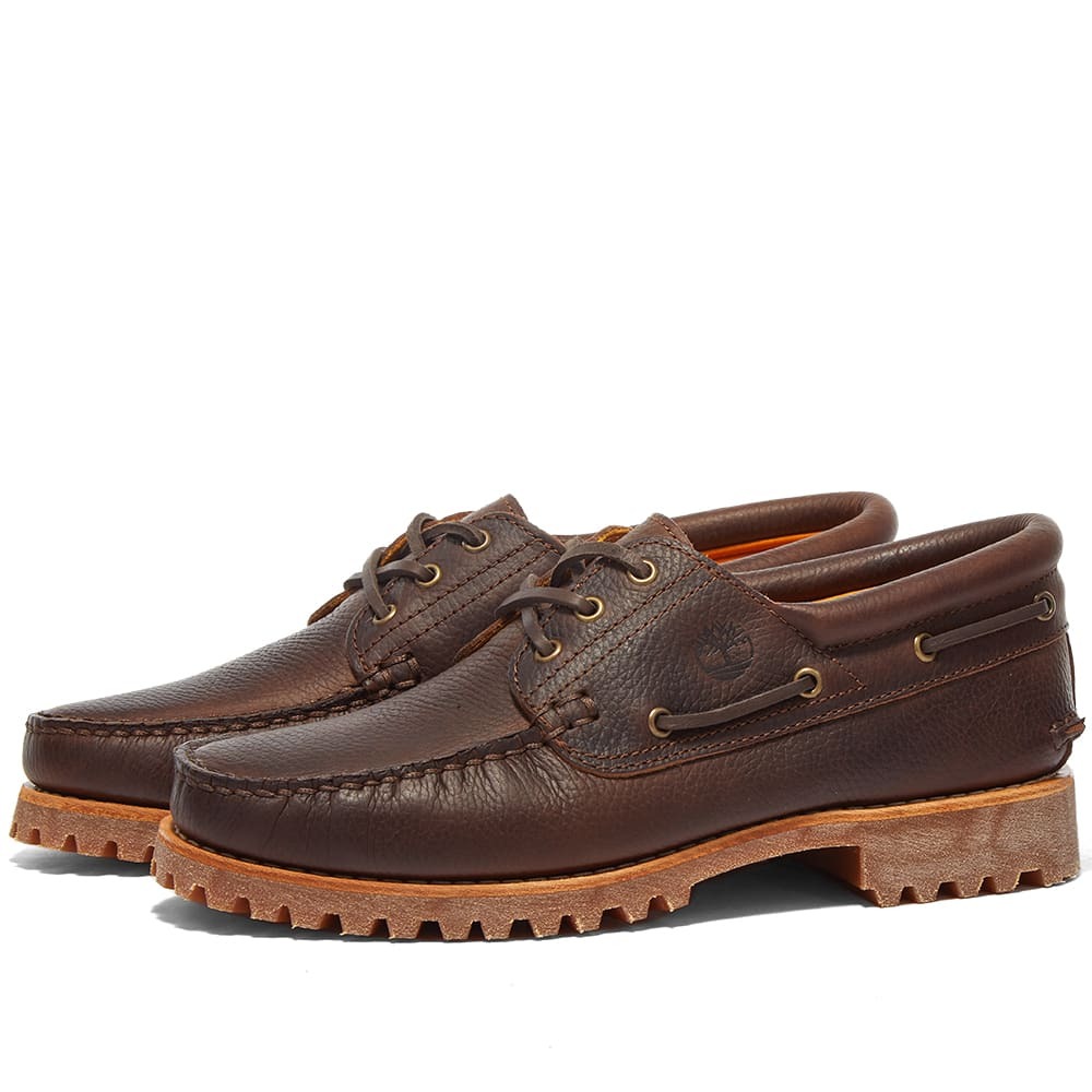 Timberland Men's 3 Eye Classic Lug Shoe in Medium Brown Full Grain ...