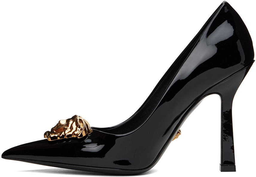 Versace Black Medusa Heels Versace