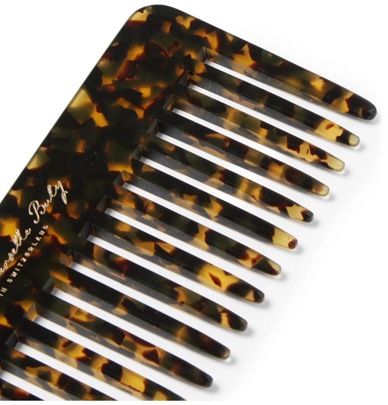 Buly 1803 - Tortoiseshell Acetate Rake Comb - Tortoiseshell Buly 1803