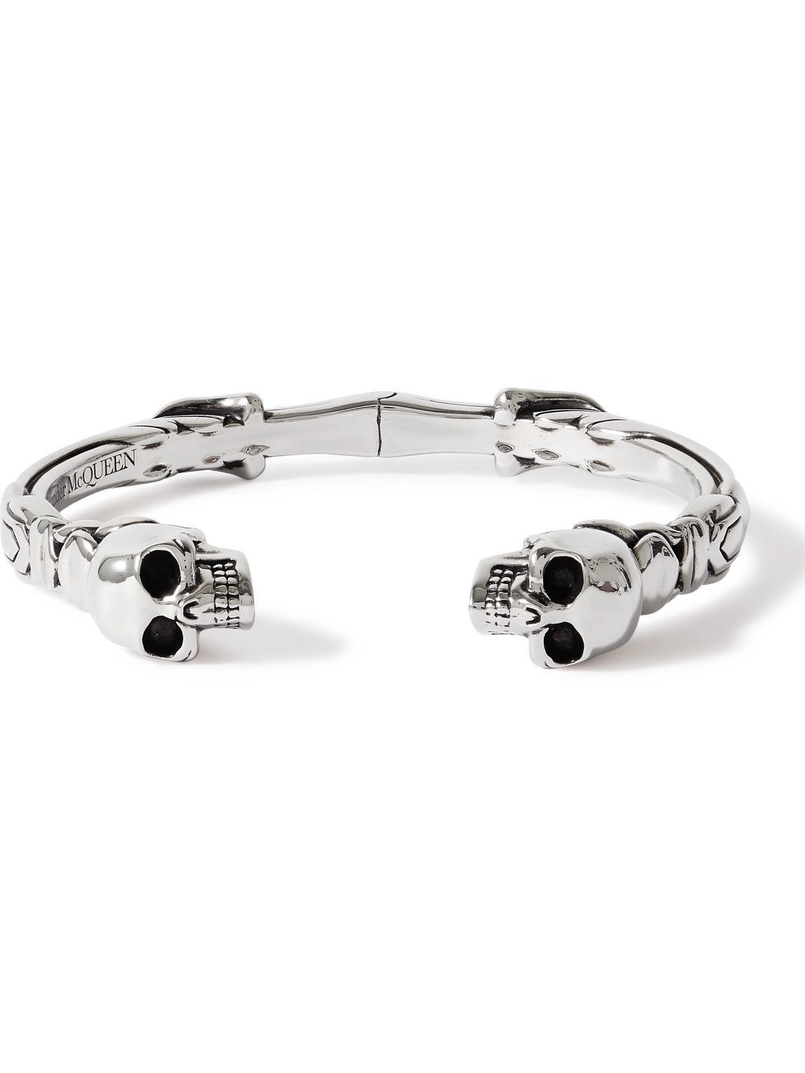 Alexander McQueen - Skull Silver-Tone Cuff Alexander McQueen