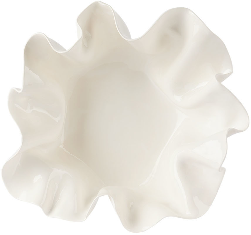 Jess Sellinger Ceramics White Wave Bowl