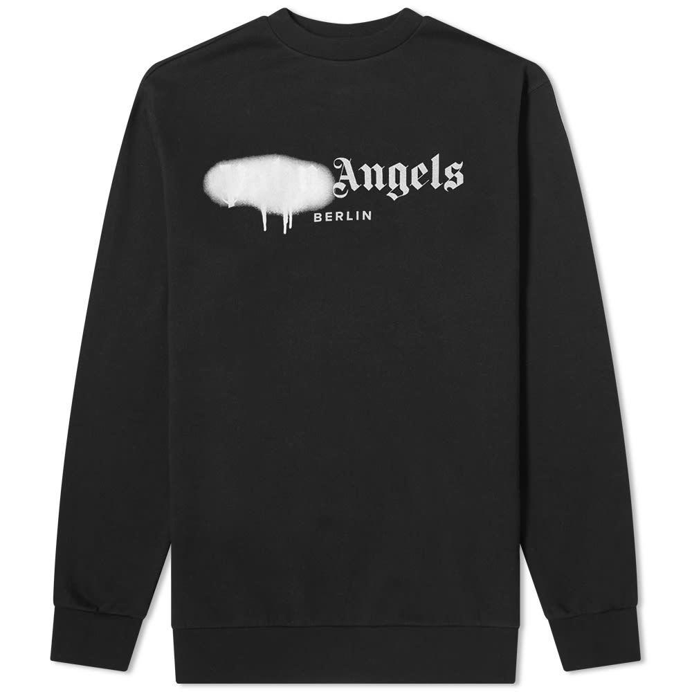 Palm Angels Spray Logo Crew Sweat - Berlin Palm Angels