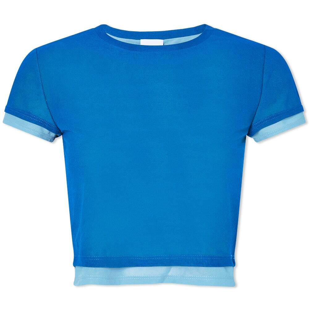 Simon Miller Women's Gamma Mesh T-Shirt in Blue Blue Simon Miller