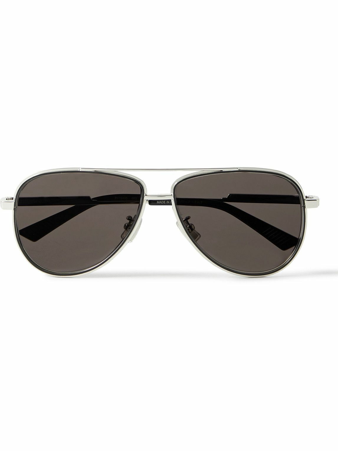 Bottega Veneta - Aviator-Style Silver-Tone Sunglasses Bottega Veneta