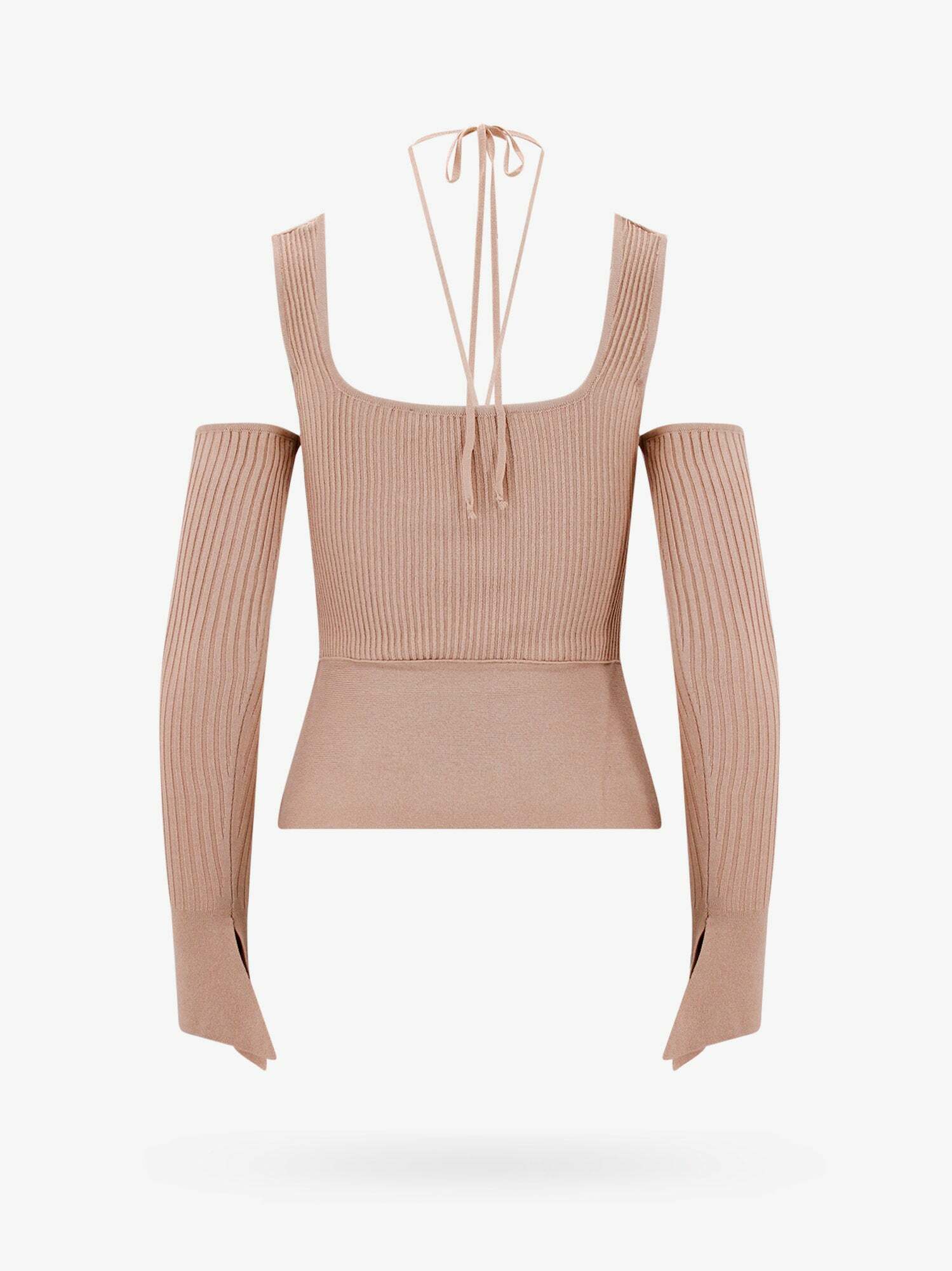 Andrea Adamo Top Beige Womens Andrea Adamo